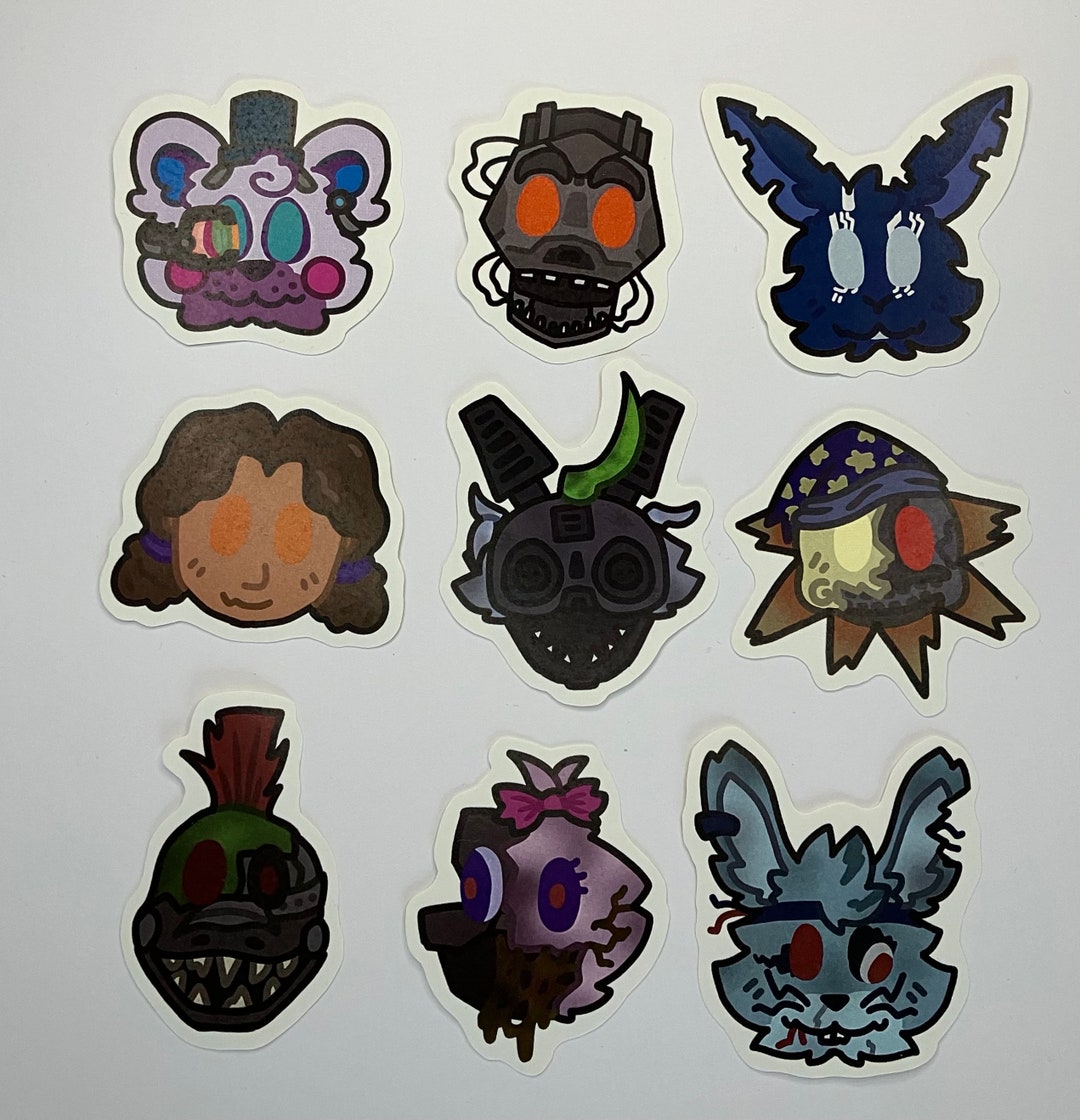 RUIN FNAF Security Breach Stickers - Etsy