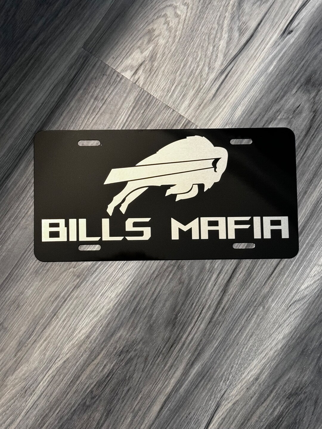 Buffalo Bills © Mafia Aluminum License Plate Laser Etched Car Vehicle ...