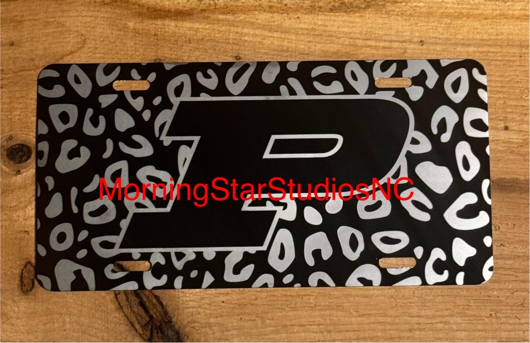 Purdue Boilermakers © Cheeta / Leopard Print Aluminum License Plate ...