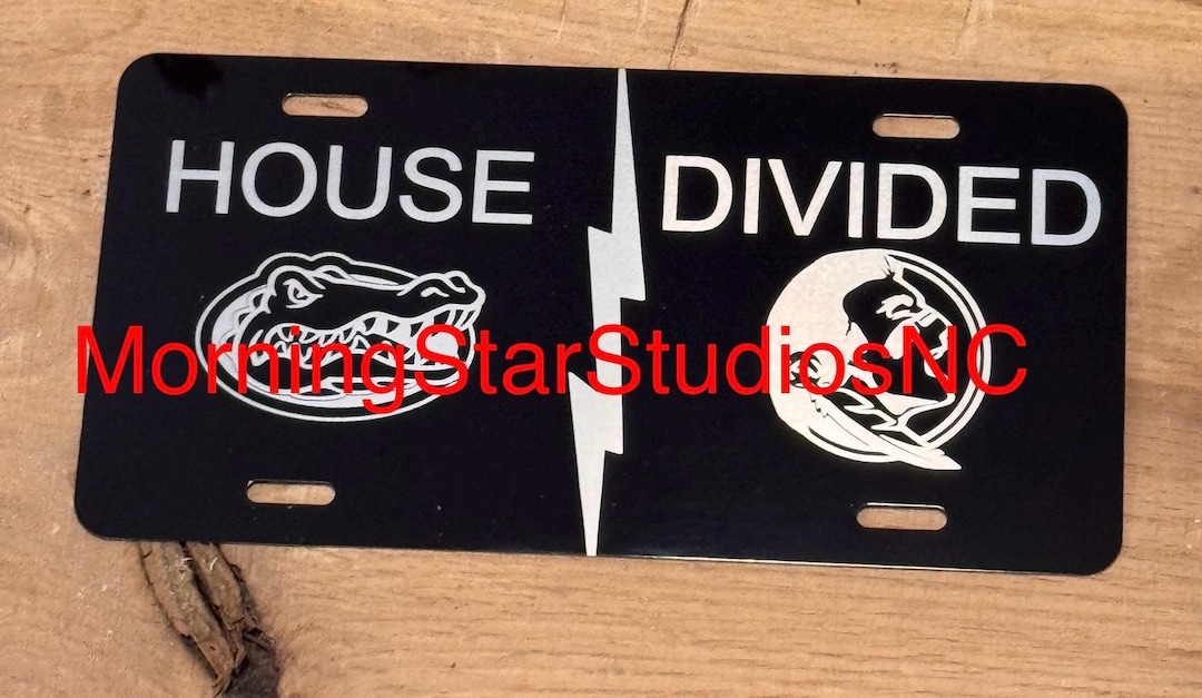 House Divided Florida Gators © and Florida State Seminoles © Aluminum ...