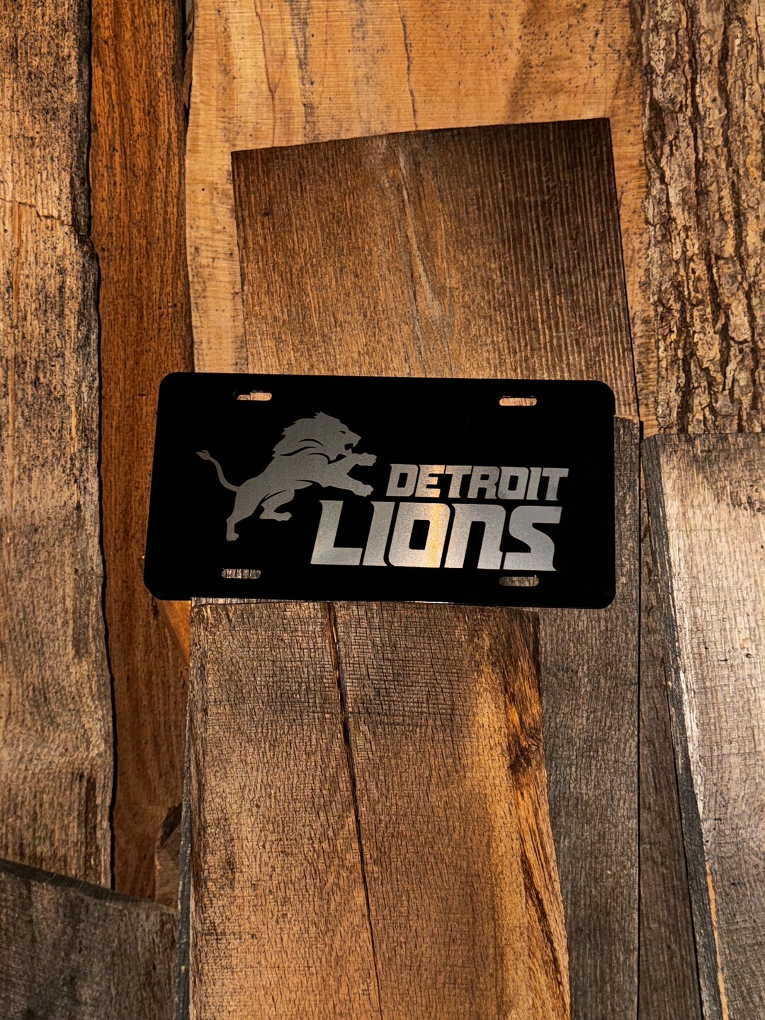 Detroit Lions © Aluminum License Plate Laser Etched Car Vehicle Truck ...