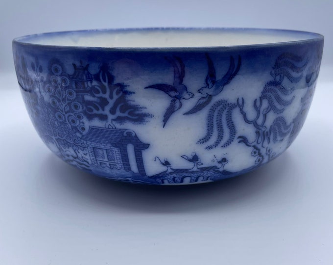 Gorgeous Antique Doulton Burslem Willow Pattern Bowl C1920 - Etsy