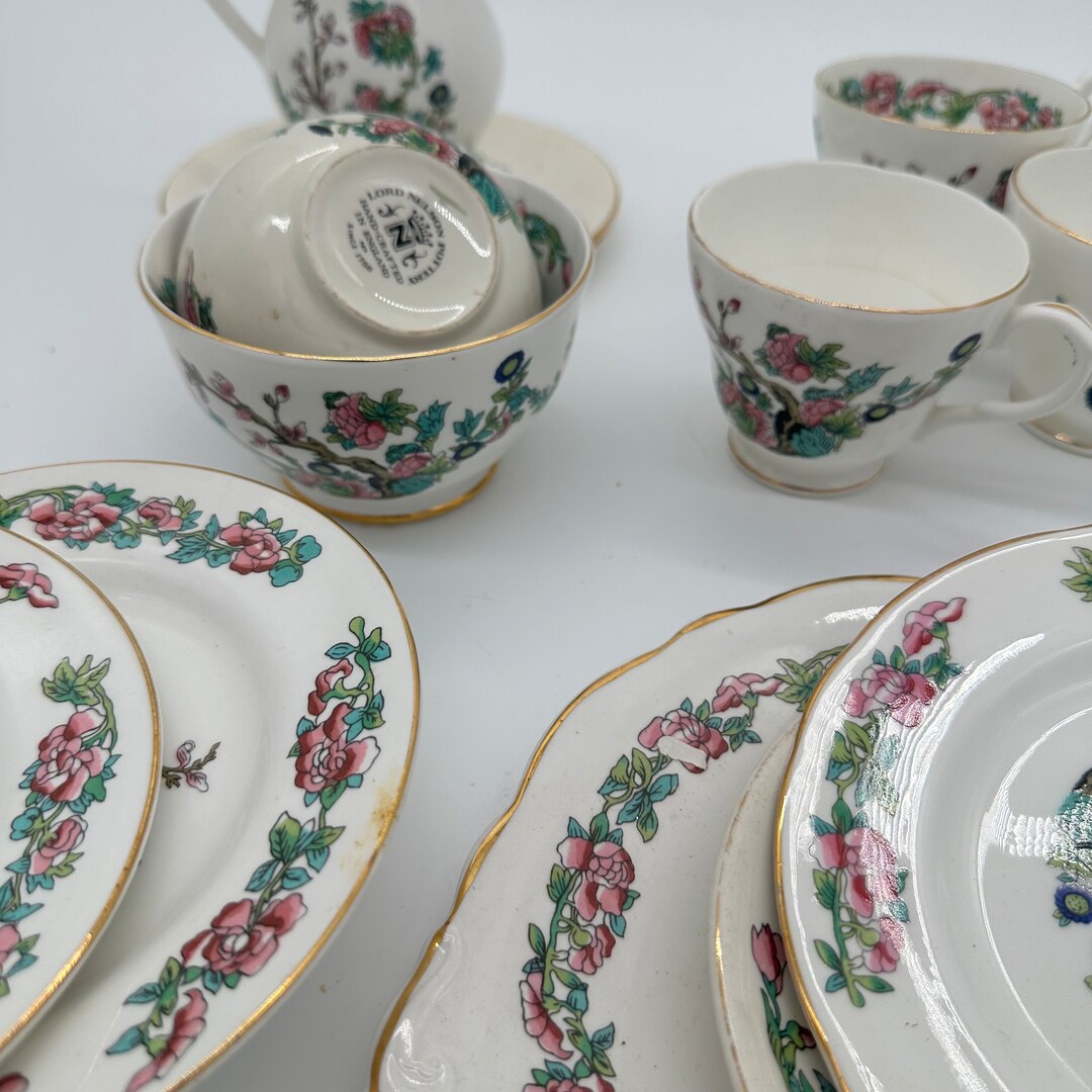 An indian Tree Full Set a Mayfair China Cup and an Argyle - Etsy