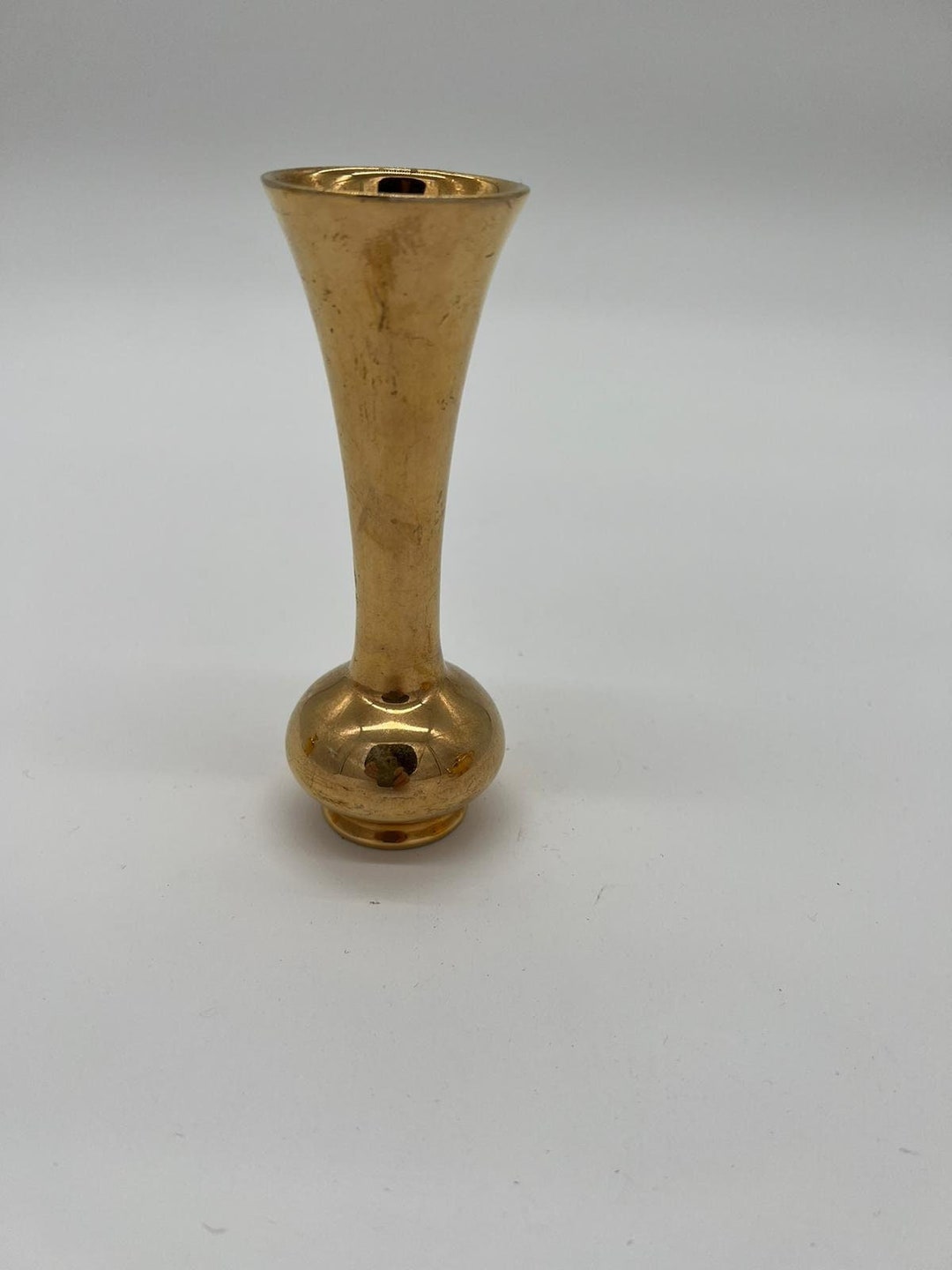 1980's Vintage Minton Gold Lustre Bud Vase - Etsy