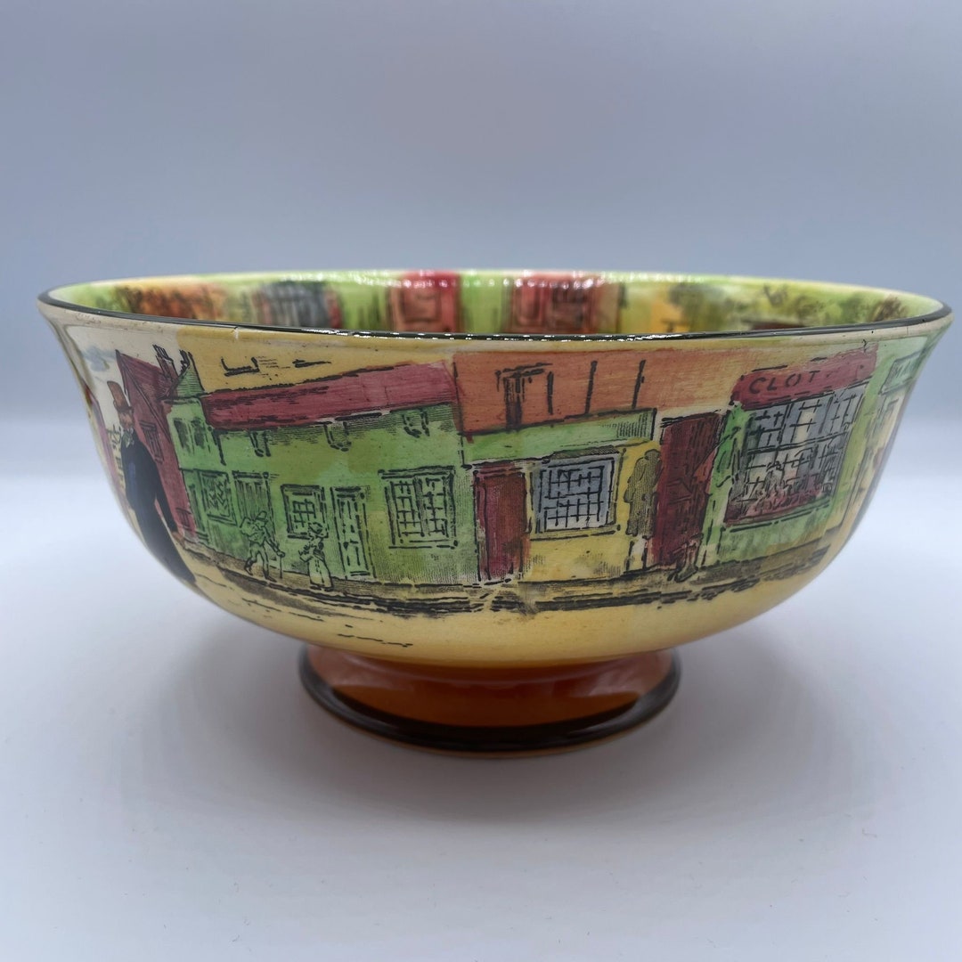 Rare Royal Doulton Dickens Series Ware Bowl "dickens Characters" - Etsy