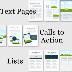 Canva Ebook Template, Course Workbook Template, How to Create E-book ...