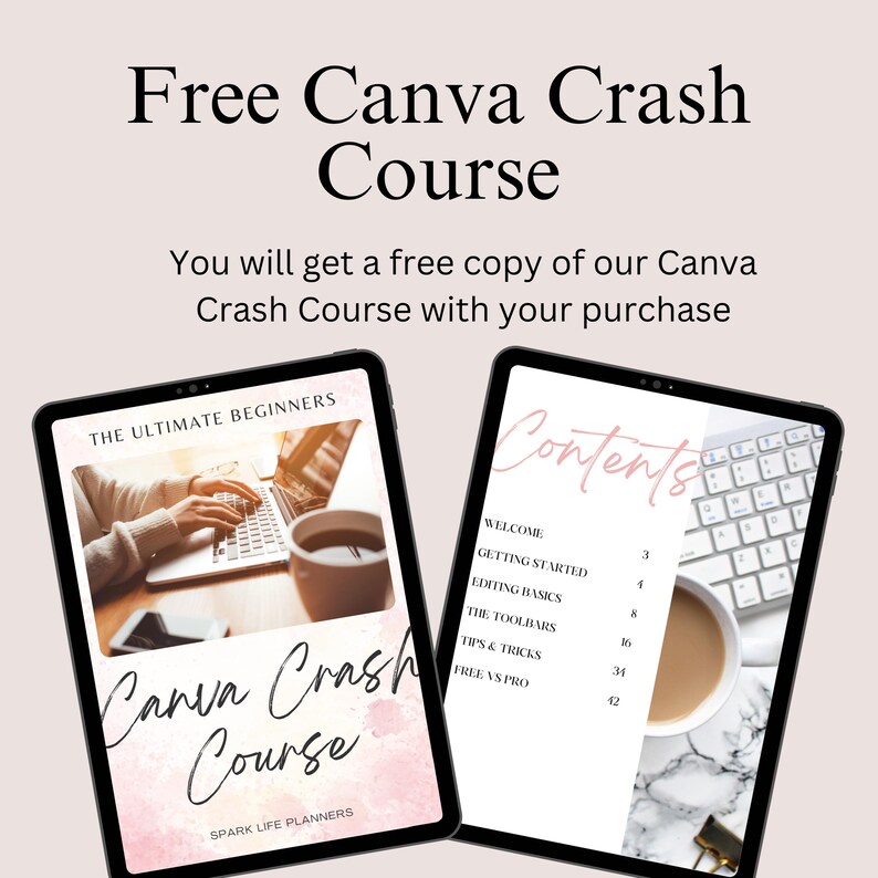 Garden Planner Canva Template, Editable Gardening Journal - Use ...