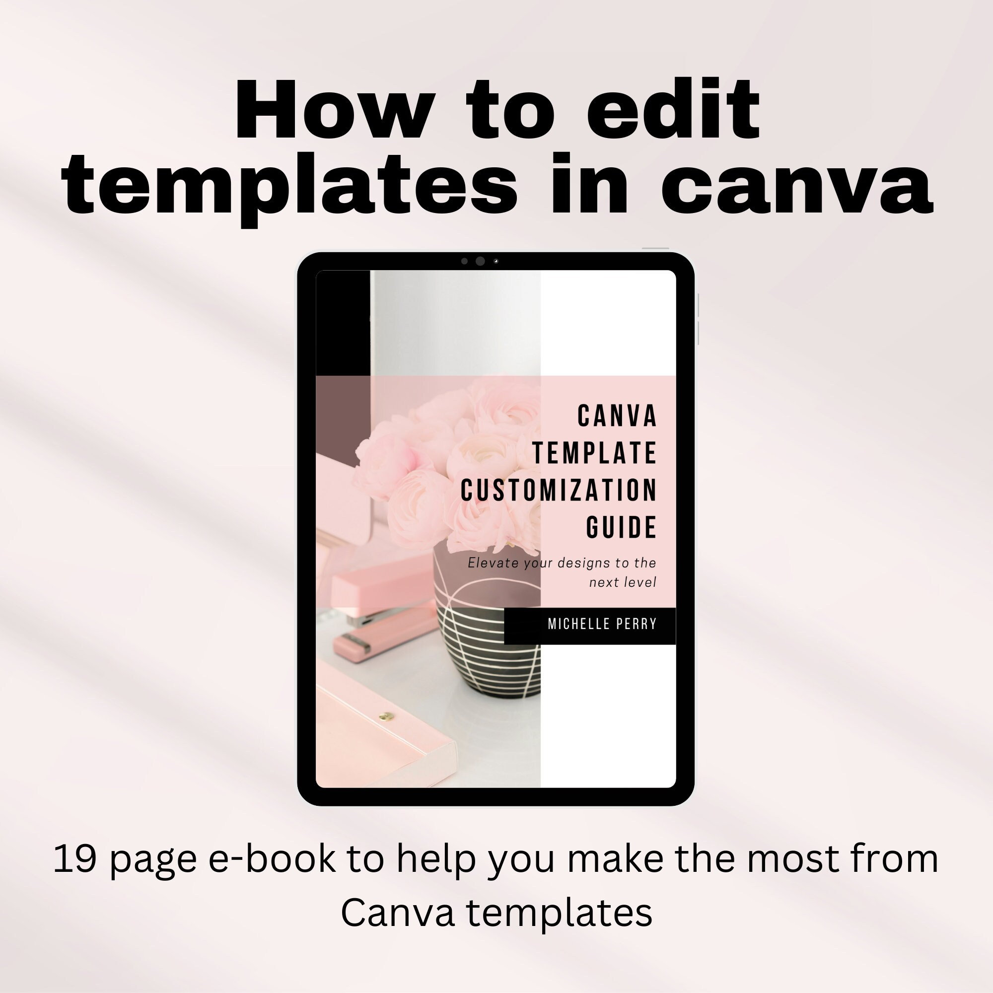 Beginners Guide to Editing Templates in Canva Make Money Online With ...