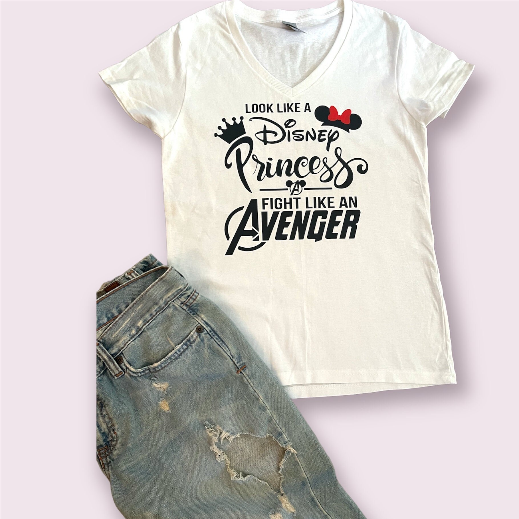 Look Like a Disney Princess Fight Like an Avenger Disney World - Etsy