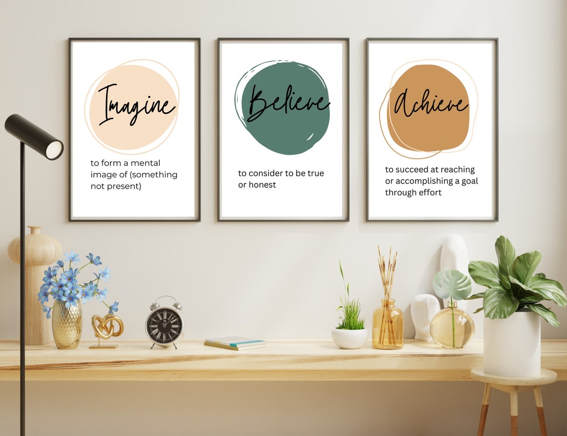 Inspirational Workplace Art, Motivational Office Wall Art, Wall Art ...