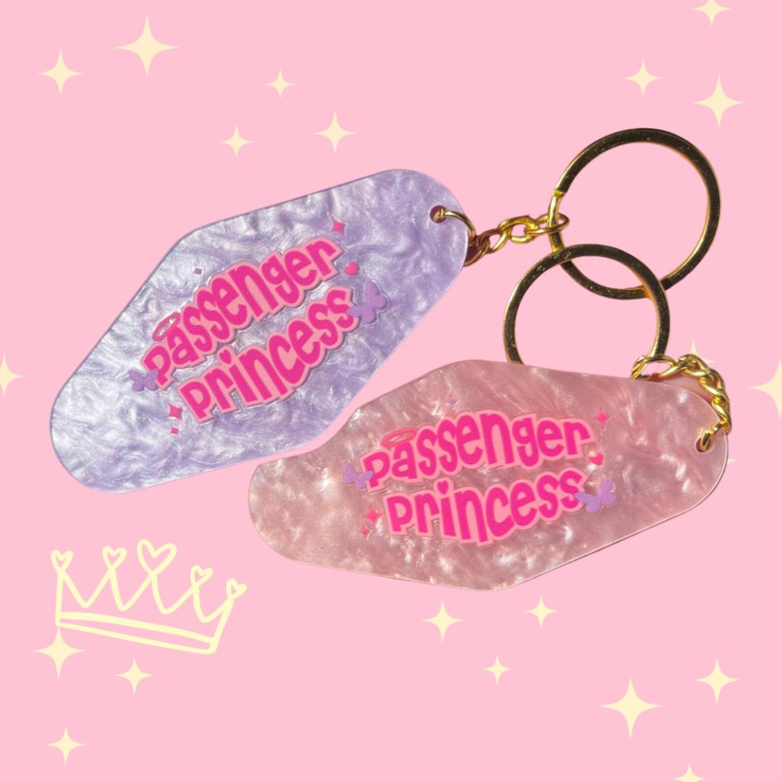 Passenger Princess Keychain - Etsy