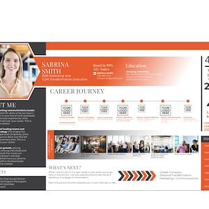 About Me Professional Career Highlight One Page Executive Profile ...