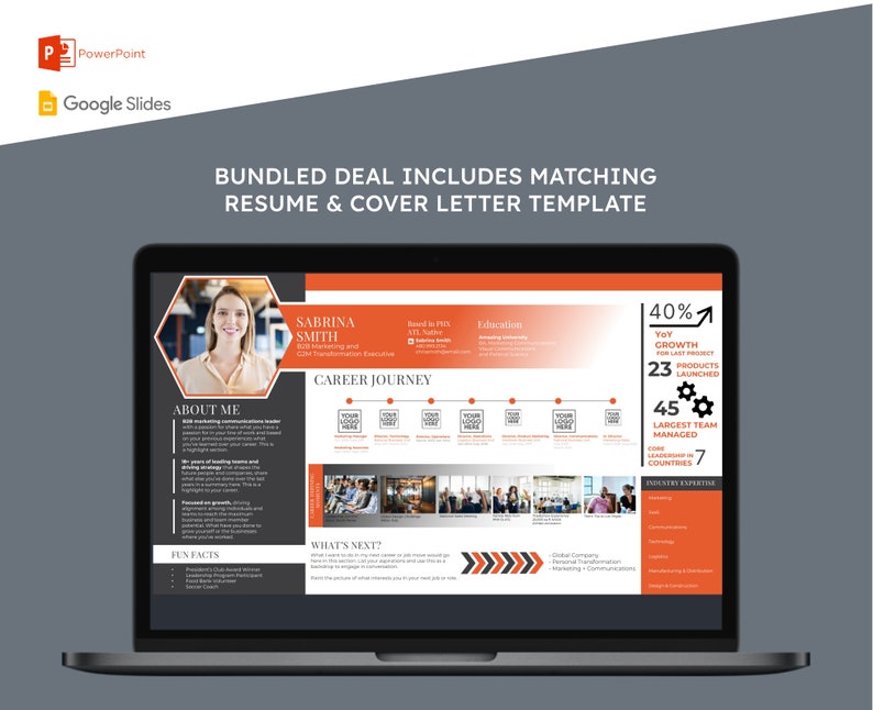 About Me Professional Career Highlight One Page Executive Profile ...