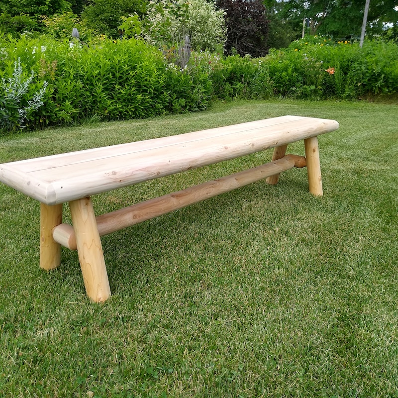 Rustic Wood Benches - Etsy