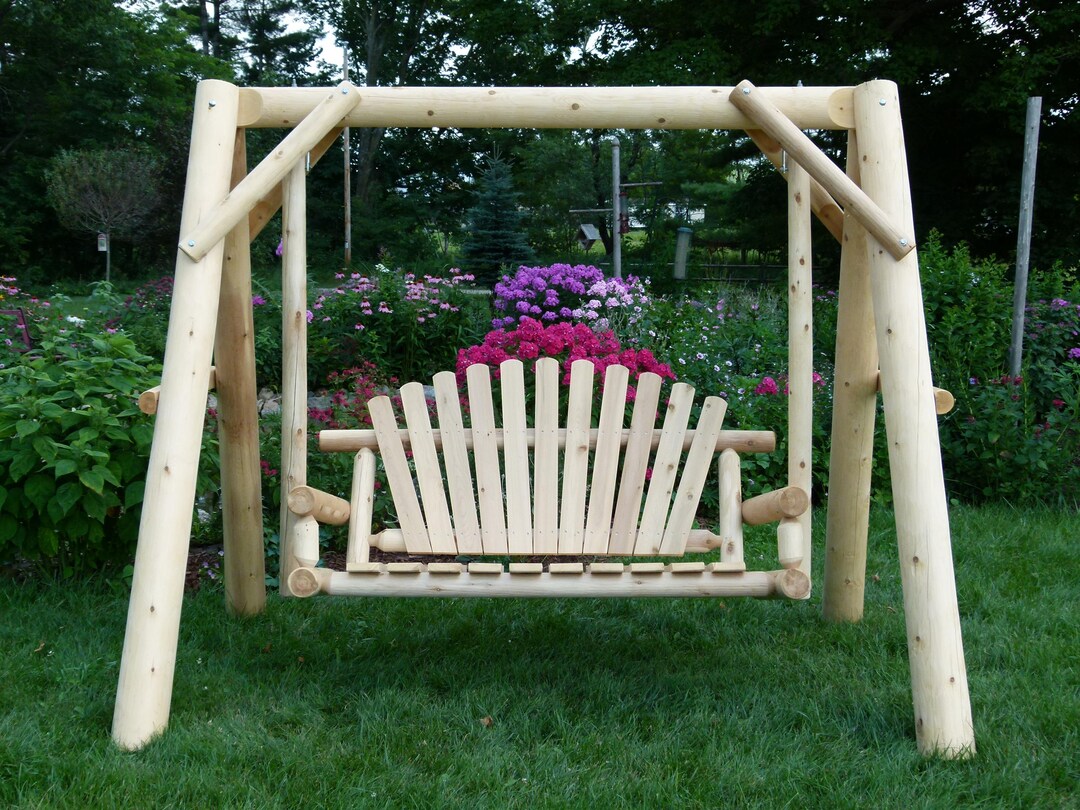 Handmade Swing is Perfect for Your Cabin, Home or Lake House Decor ...