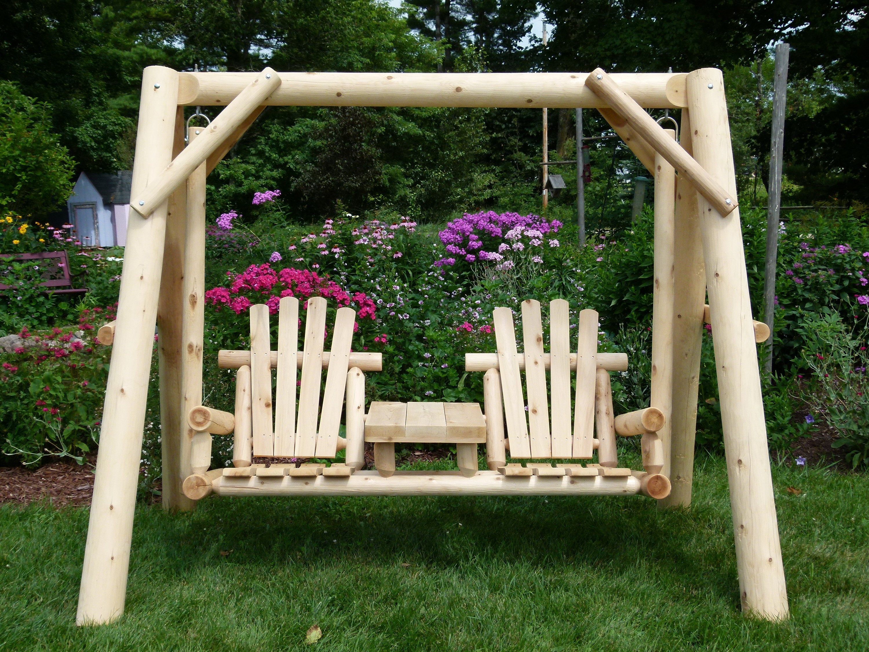 Cedar Porch Swing, Out Door Furniture Delight - Etsy