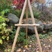 Adjustable Cedar Wood Art Easel - Studio Display Stand for Artists and ...