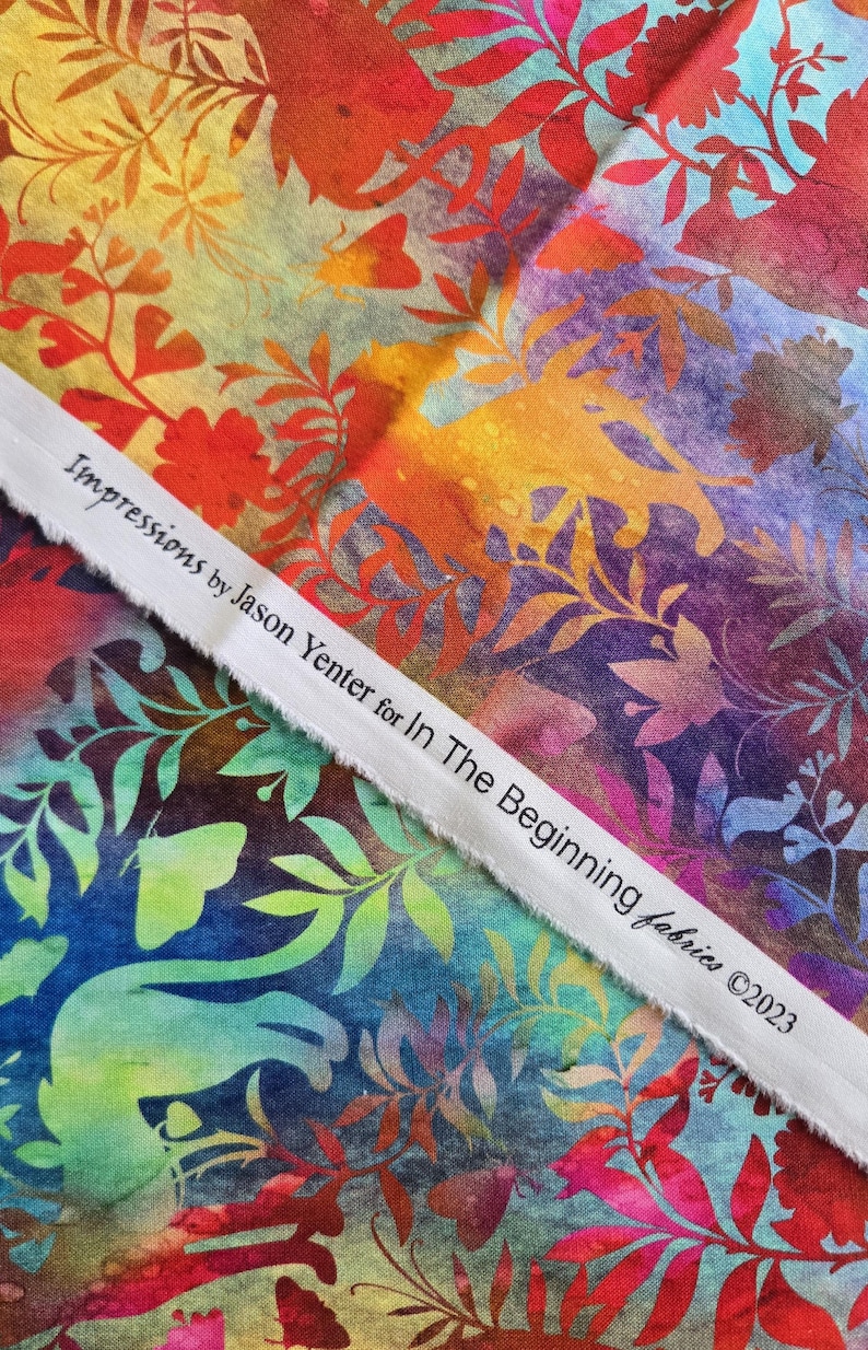 Animal Fabric Impressions by Jason Yenter Quilting Fabric Vibrant ...