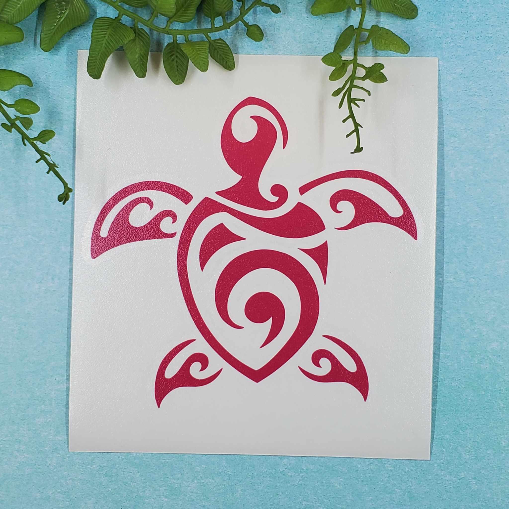 Hawaiian Turtle Car Sticker Vinyl Decal Sea Turtle Decal for Water ...