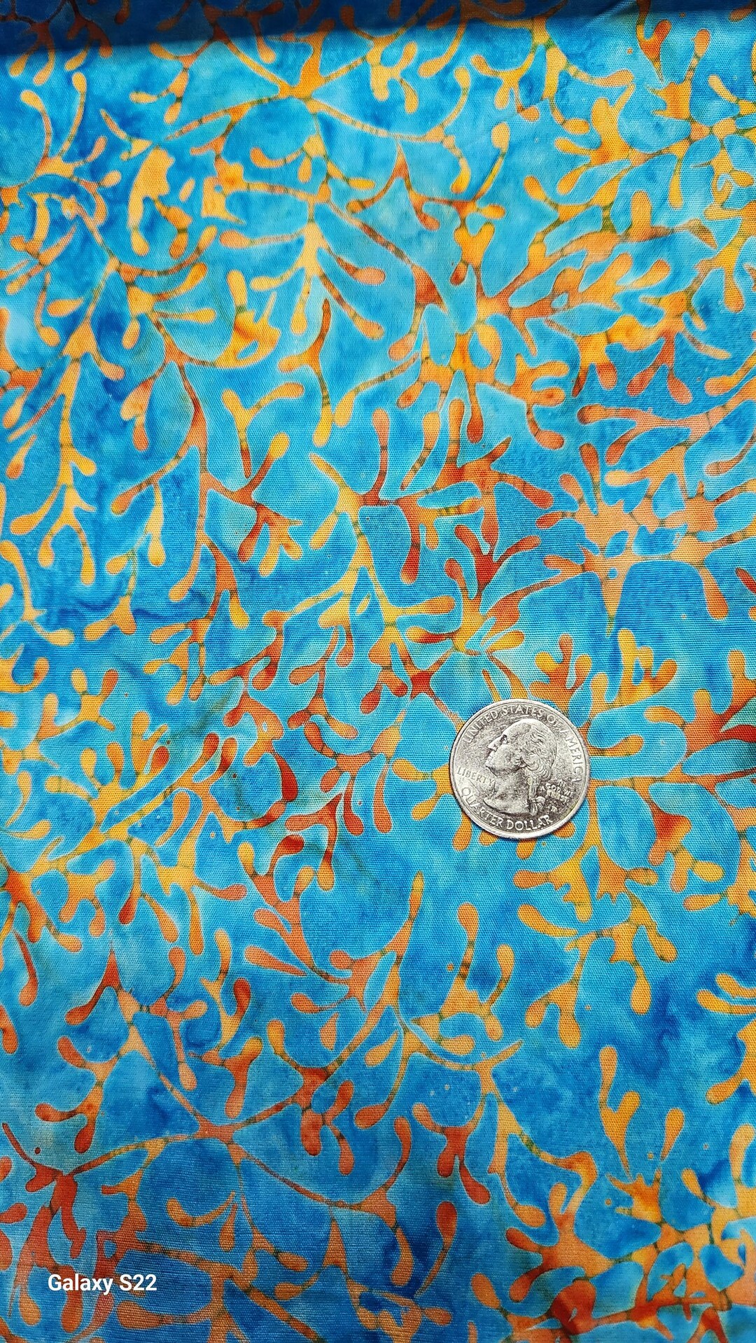 Turquoise Quilting Fabric by the Yard Bijou Branches in Azure by ...