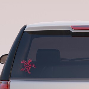 Hawaiian Turtle Car Sticker Vinyl Decal Sea Turtle Decal for Water ...