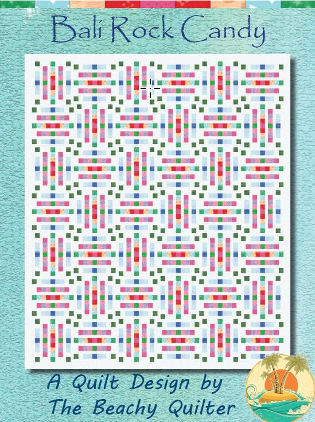 PDF PATTERN Bali Rock Candy Scrap Buster Quilt for Confident Beginner ...