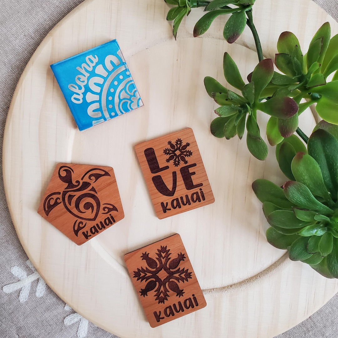 Hawaiian Magnet Souvenir Magnets Hawaiian Applique Polynesian Sea ...