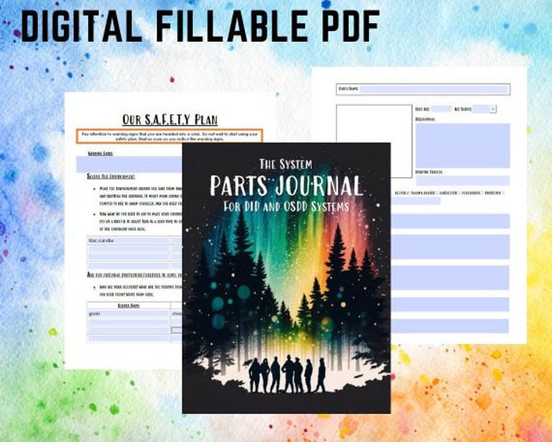 The Digital Fillable System Parts Journal for DID and OSDD Systems - Etsy