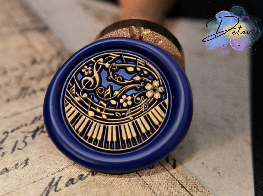 Piano Wax Seal Stamps Wedding Leave Decoration/envelope Seal Stamp ...