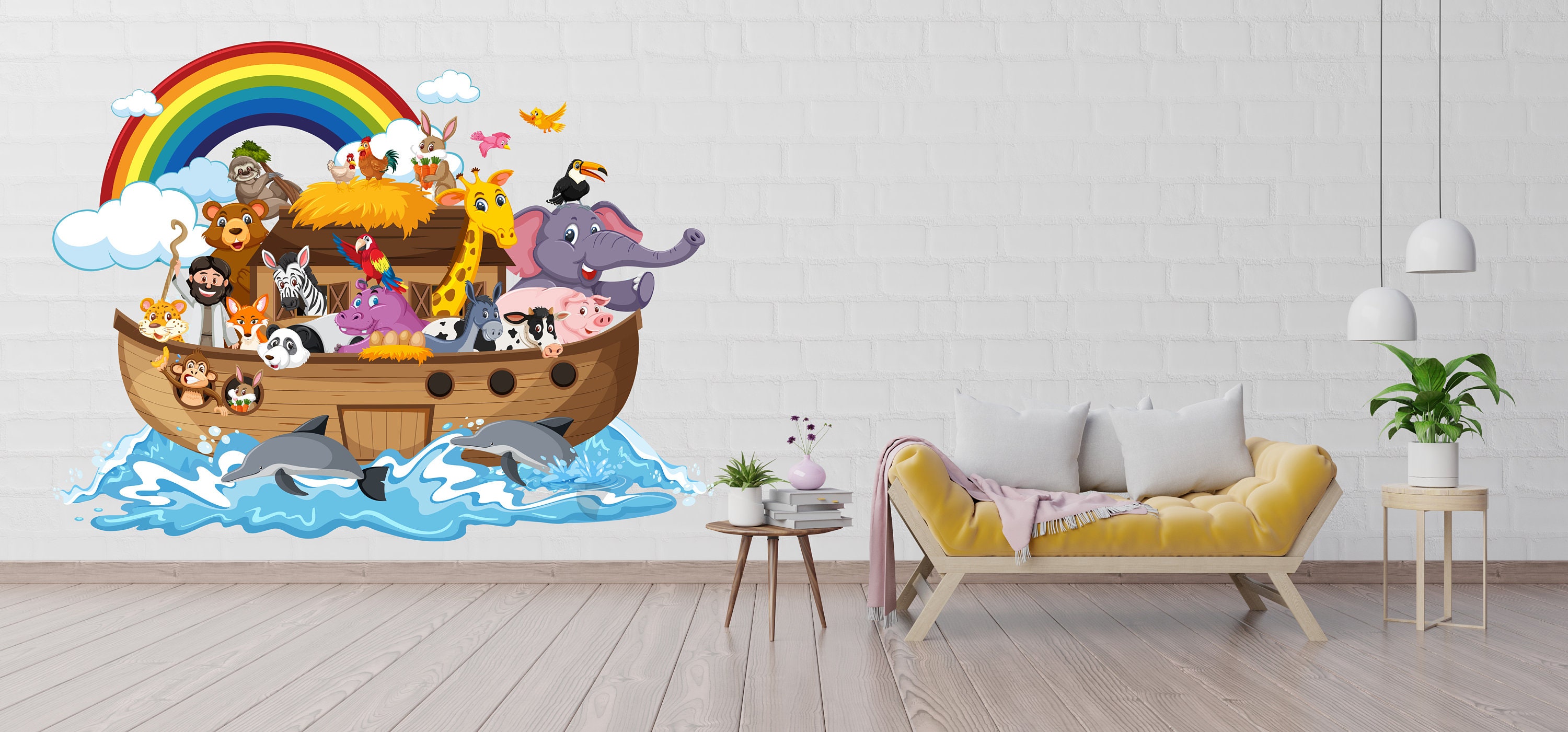 Noah’s Ark Sticker Wall Decal by Kinderroom - Etsy