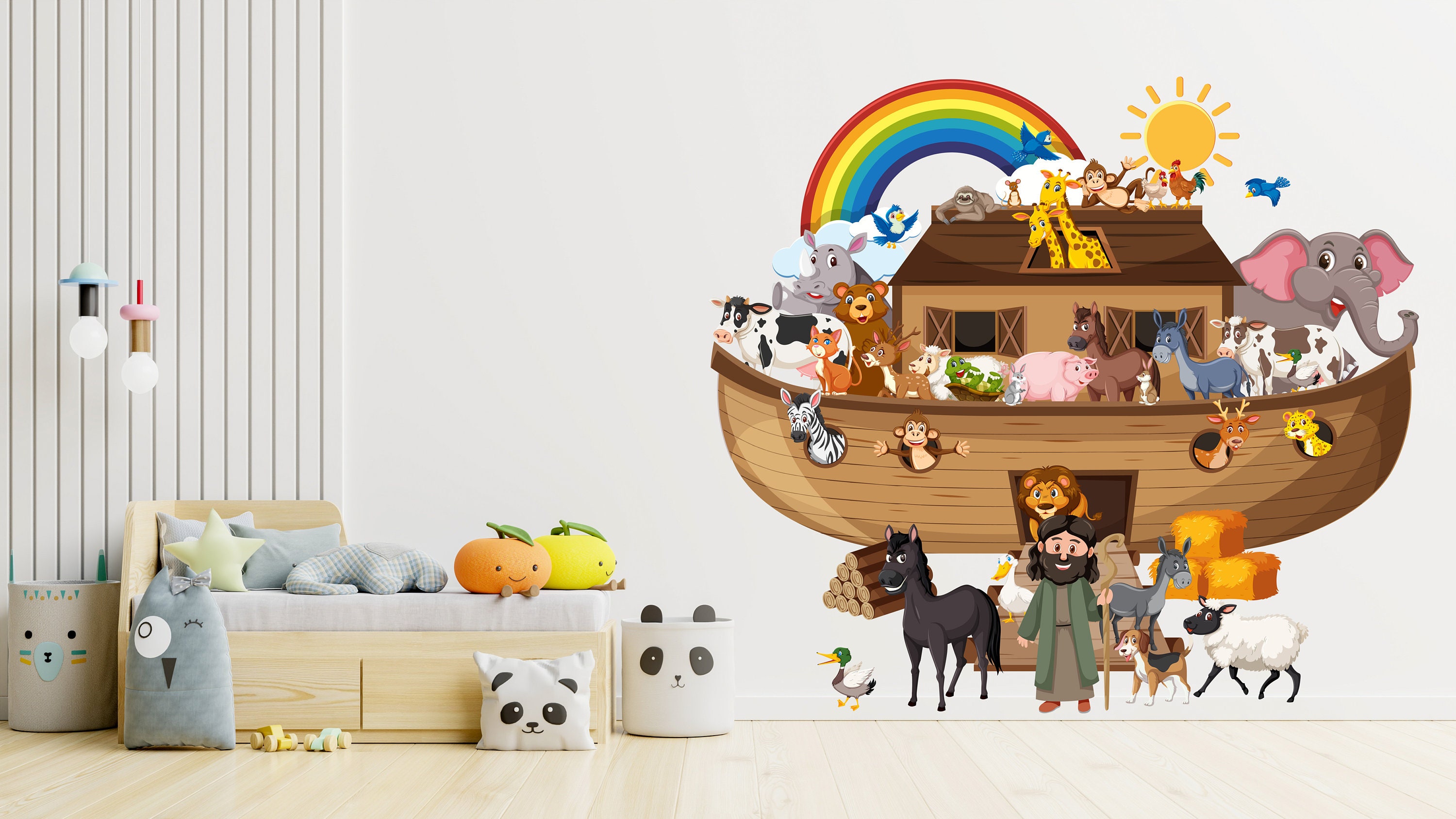 Noahs Ark Sticker Wall Decal by Kinderroom - Etsy
