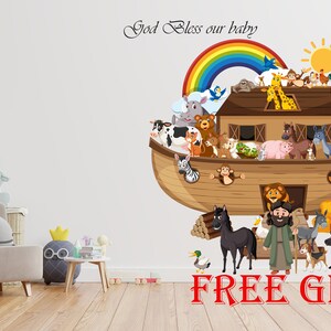 Noahs Ark Sticker Wall Decal by Kinderroom - Etsy