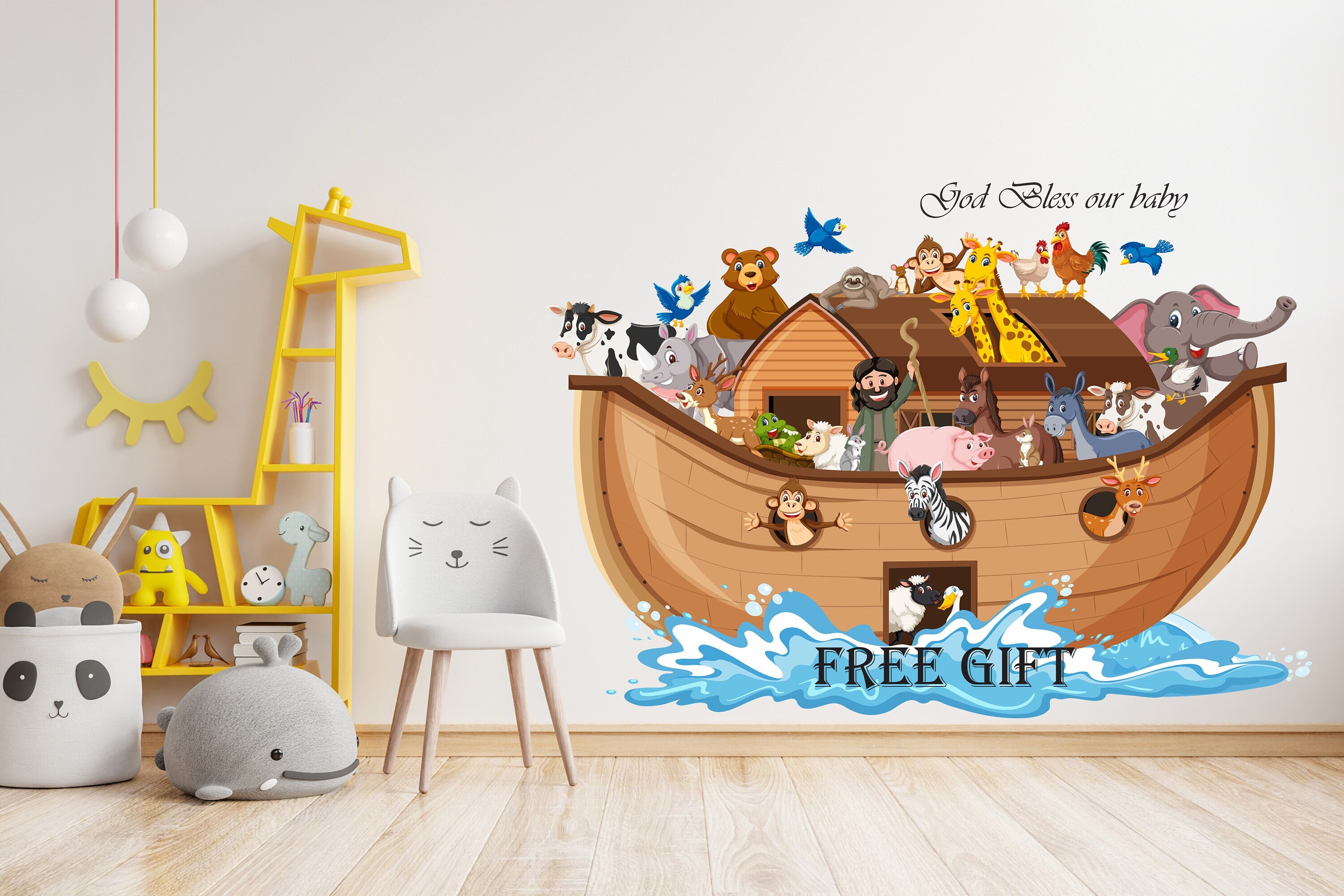 Noahs Ark Sticker Wall Decal - Etsy