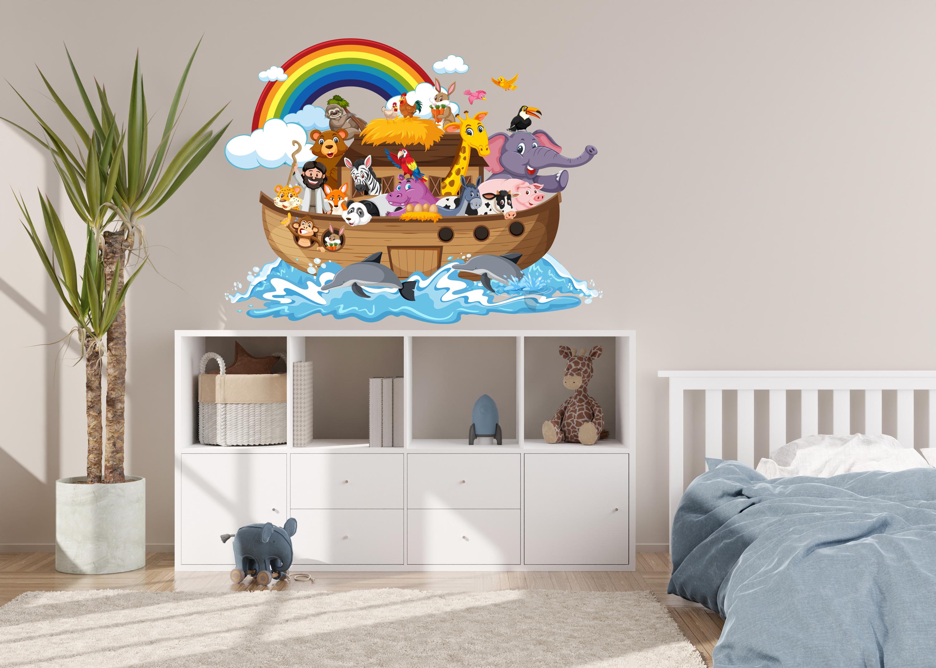 Noah’s Ark Sticker Wall Decal by Kinderroom - Etsy