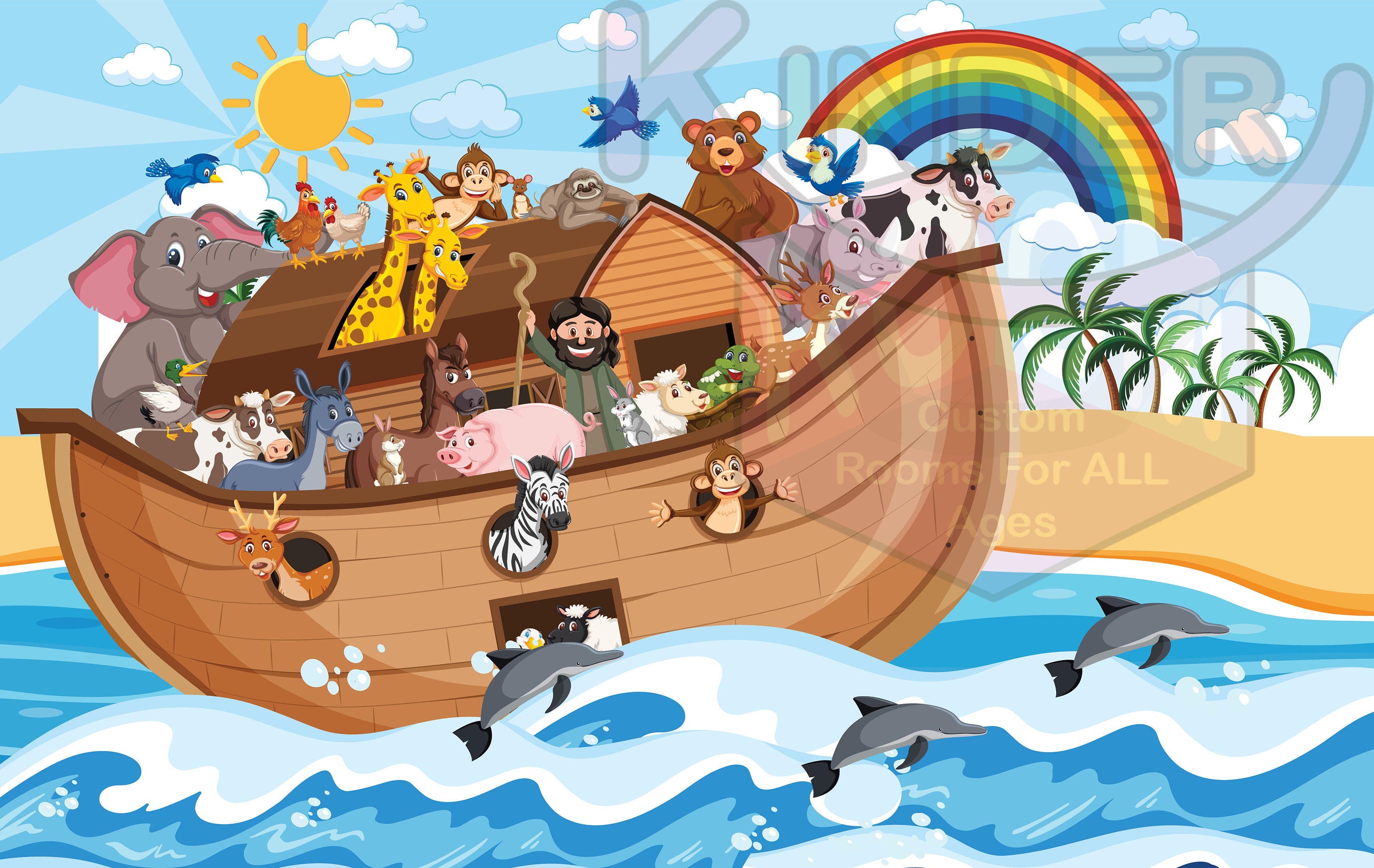Noah's Ark Clipart , Bible Story Digital Download PNG - Etsy