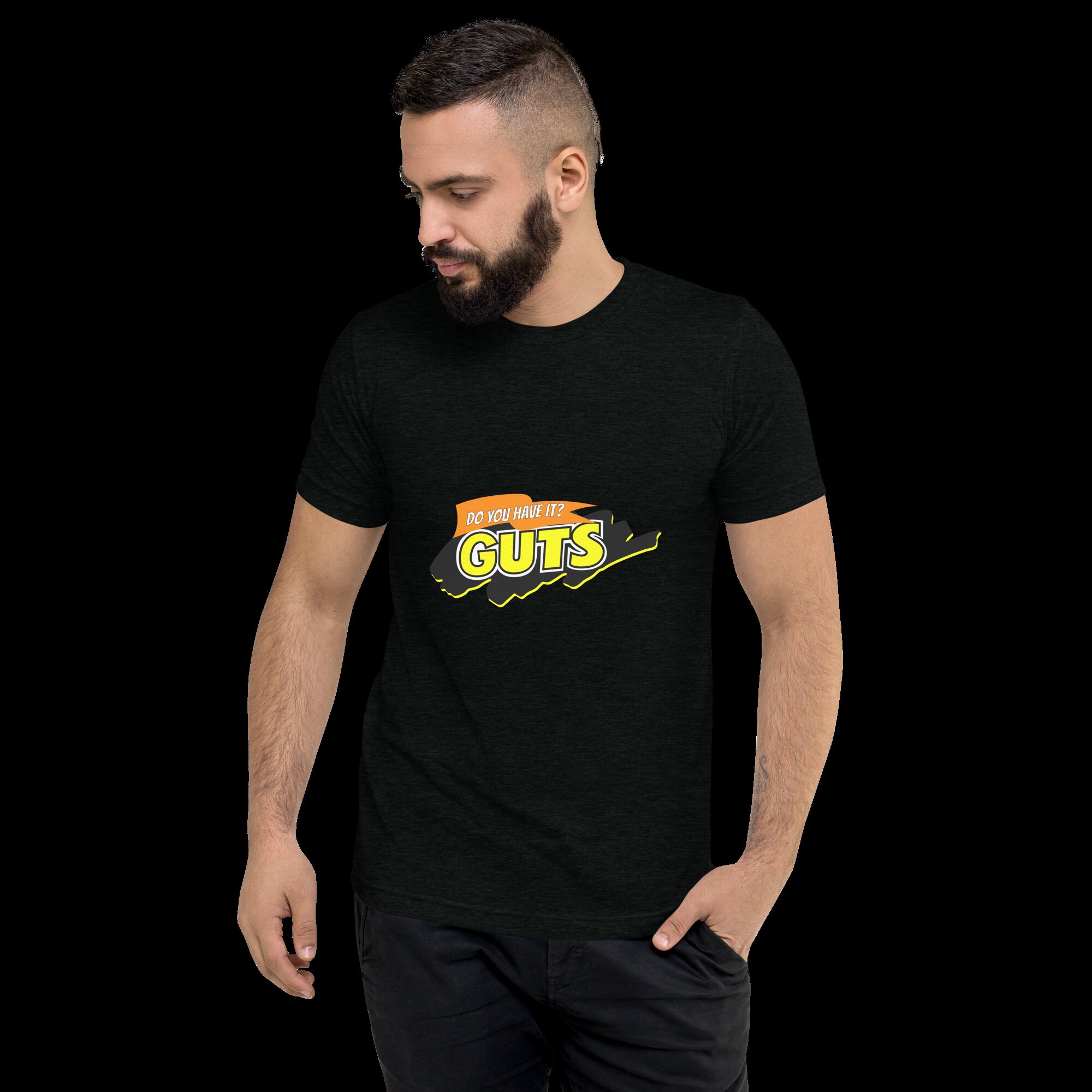 GUTS T-shirt Vintage 90S Throwback TV T-shirt GUTS Short Sleeve T-shirt ...