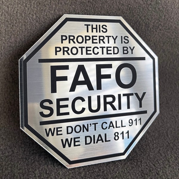 Security Signs - Etsy