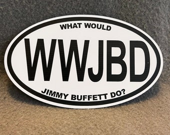 Jimmy Buffett Car Decal - Etsy