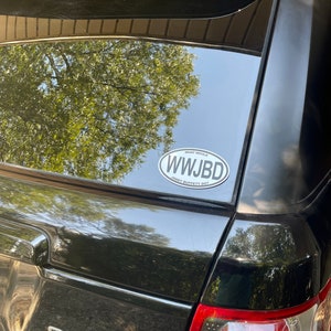 What Would Jimmy Buffett Do WWJBD European Style Oval Car Badge - Etsy
