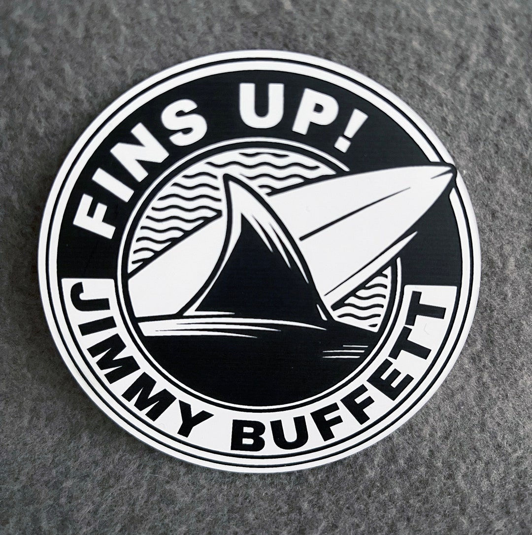 Fins Up! - Round Car Badge - Etsy
