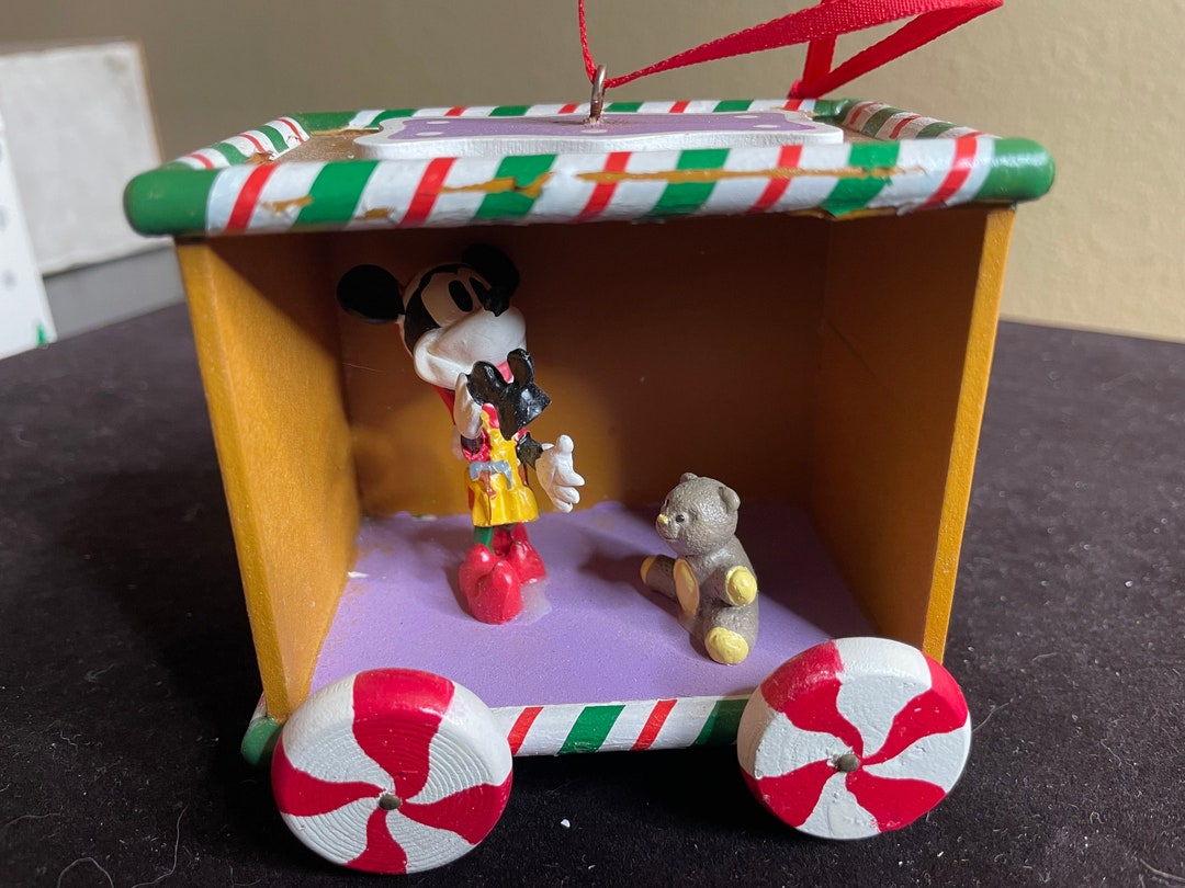 Vintage Walt Disney Holiday Ornaments Collection Mickey Worker Elve ...