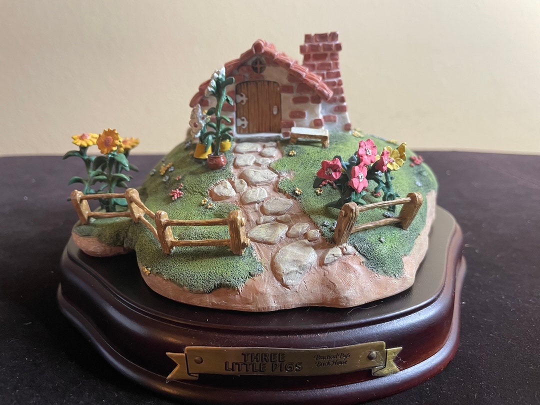 Three Little Pigs Practical Pig’s Brick House Enchanted Places Set - Etsy