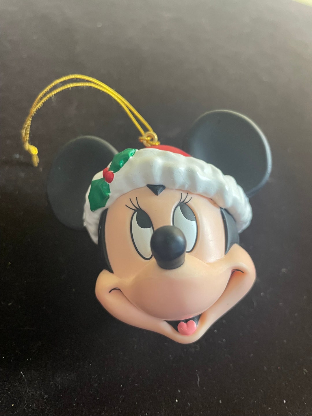Santa Mickey Head With Santa Hat With Mistletoe Walt Disney Santa's ...