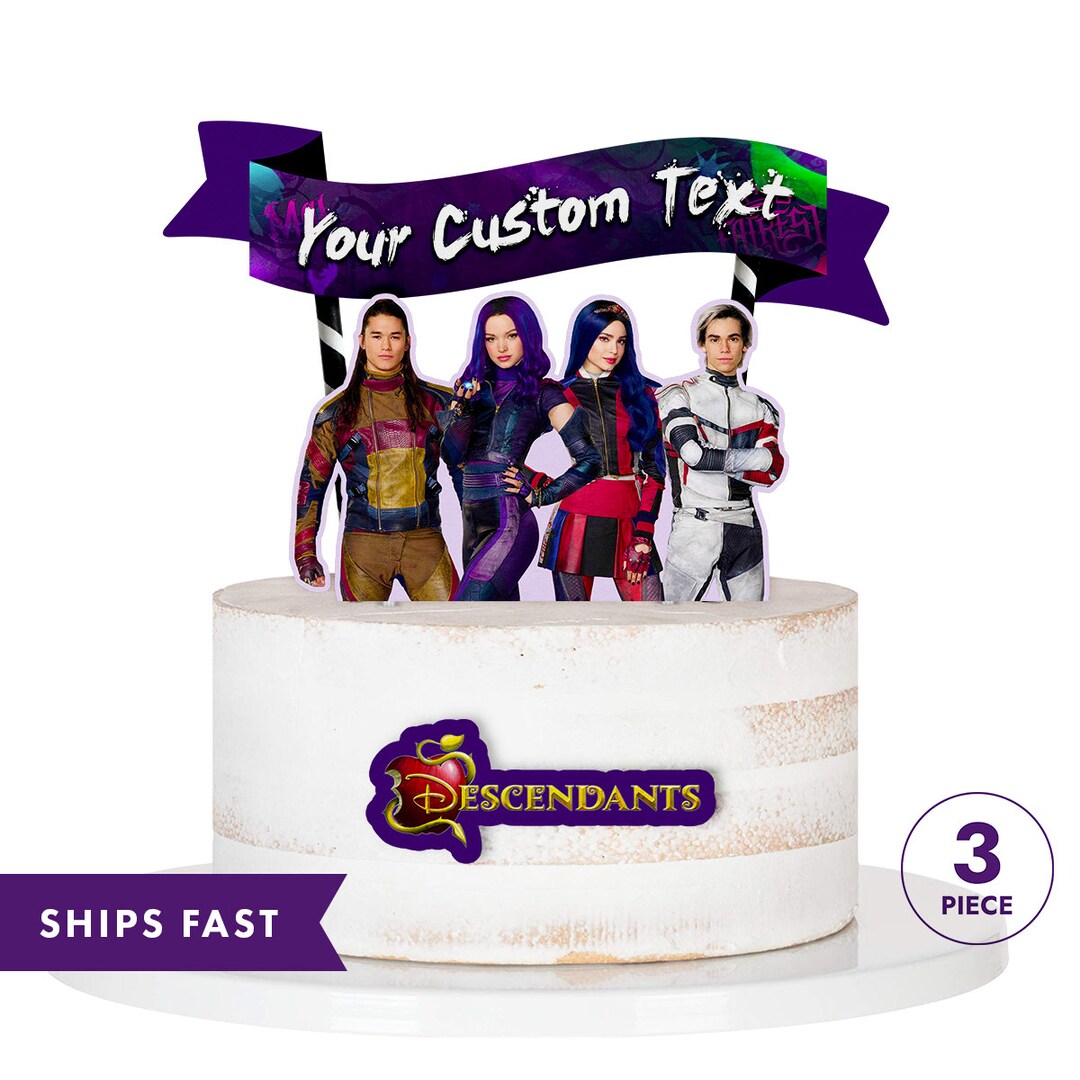 CUSTOM DESCENDANTS Cake Topper - Etsy