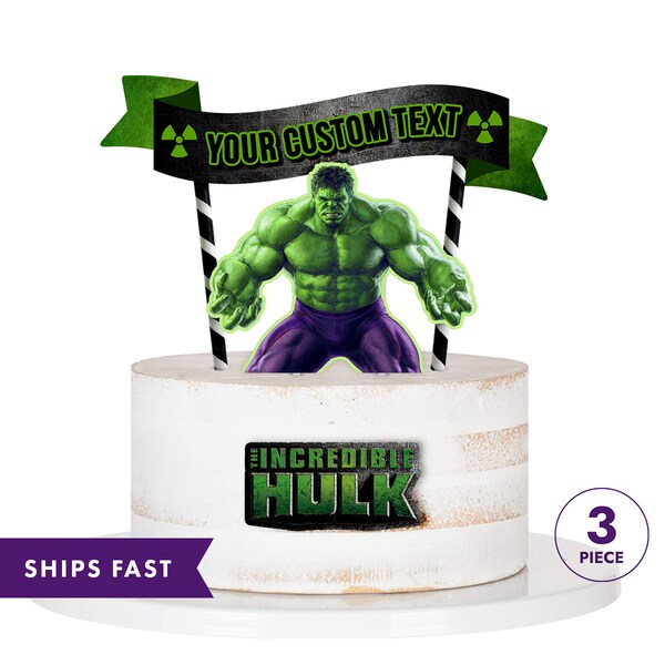 Hulk Cake Topper - Etsy