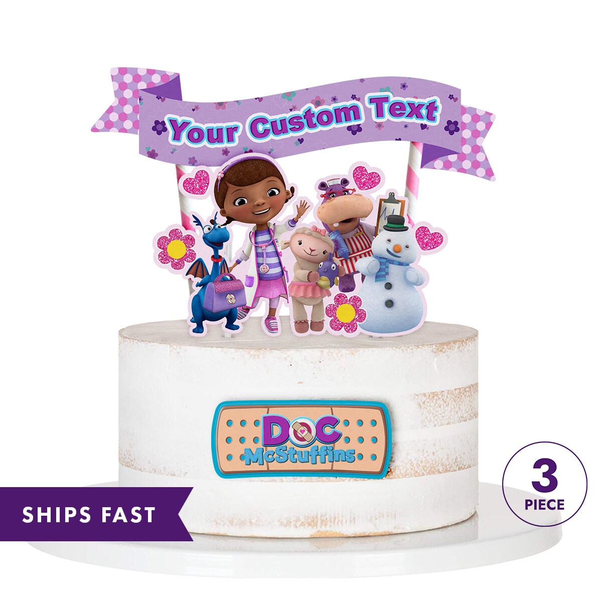 Doc Mcstuffins Band Aid Cake