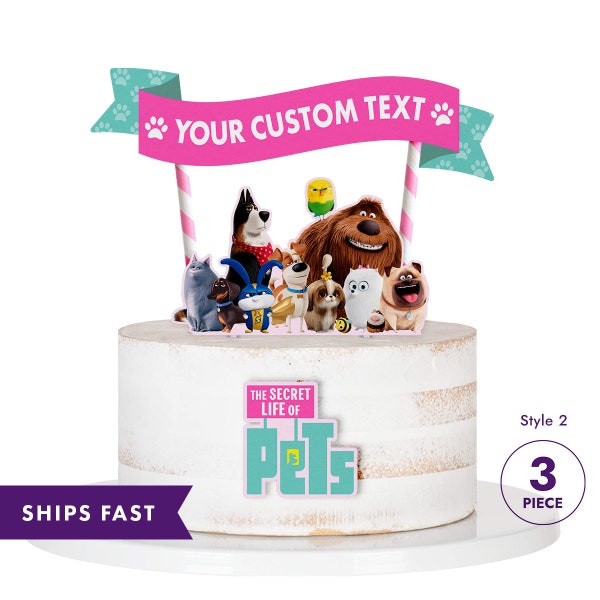 Pet Cake Topper - Etsy