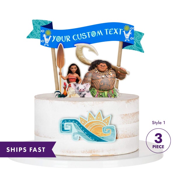 Moana Cake Topper - Etsy