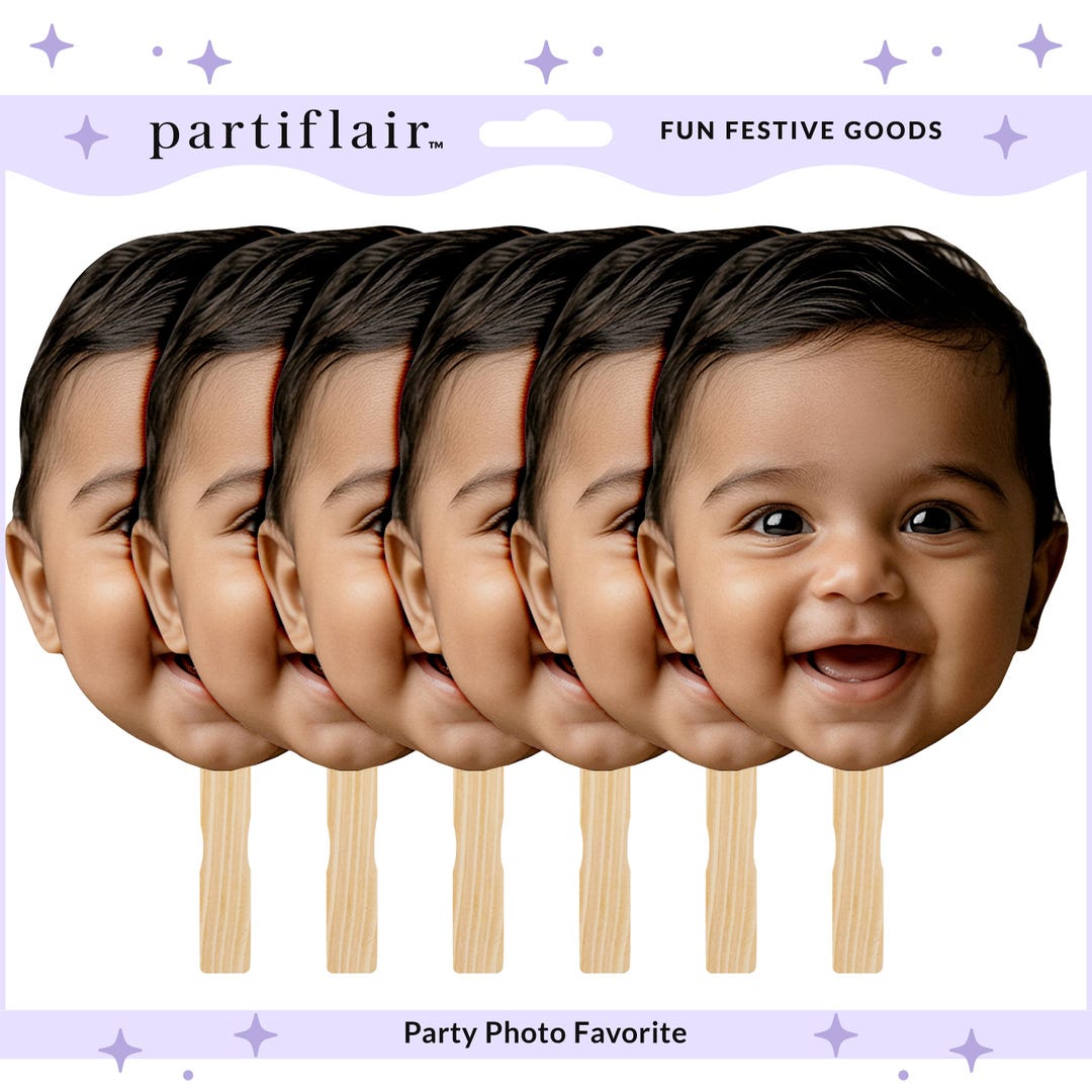 Custom Baby Face Cutout From Photo – Party Decoration - Etsy