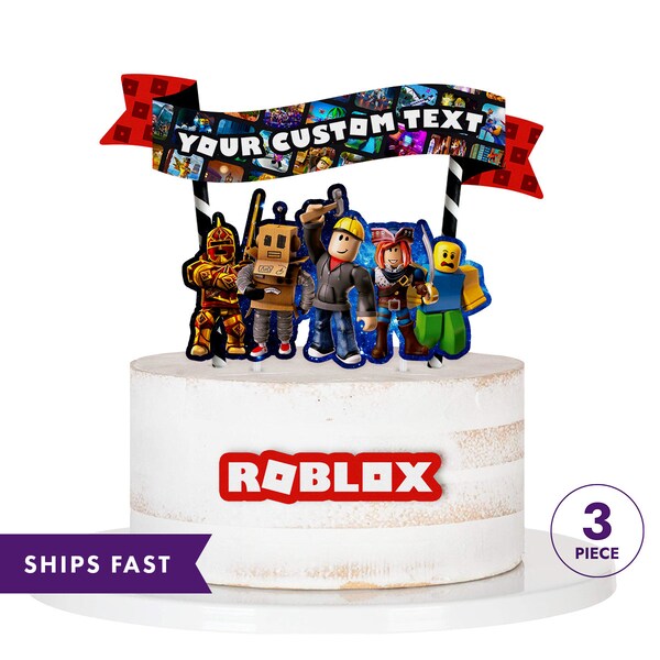 Roblox Cake Topper - Etsy
